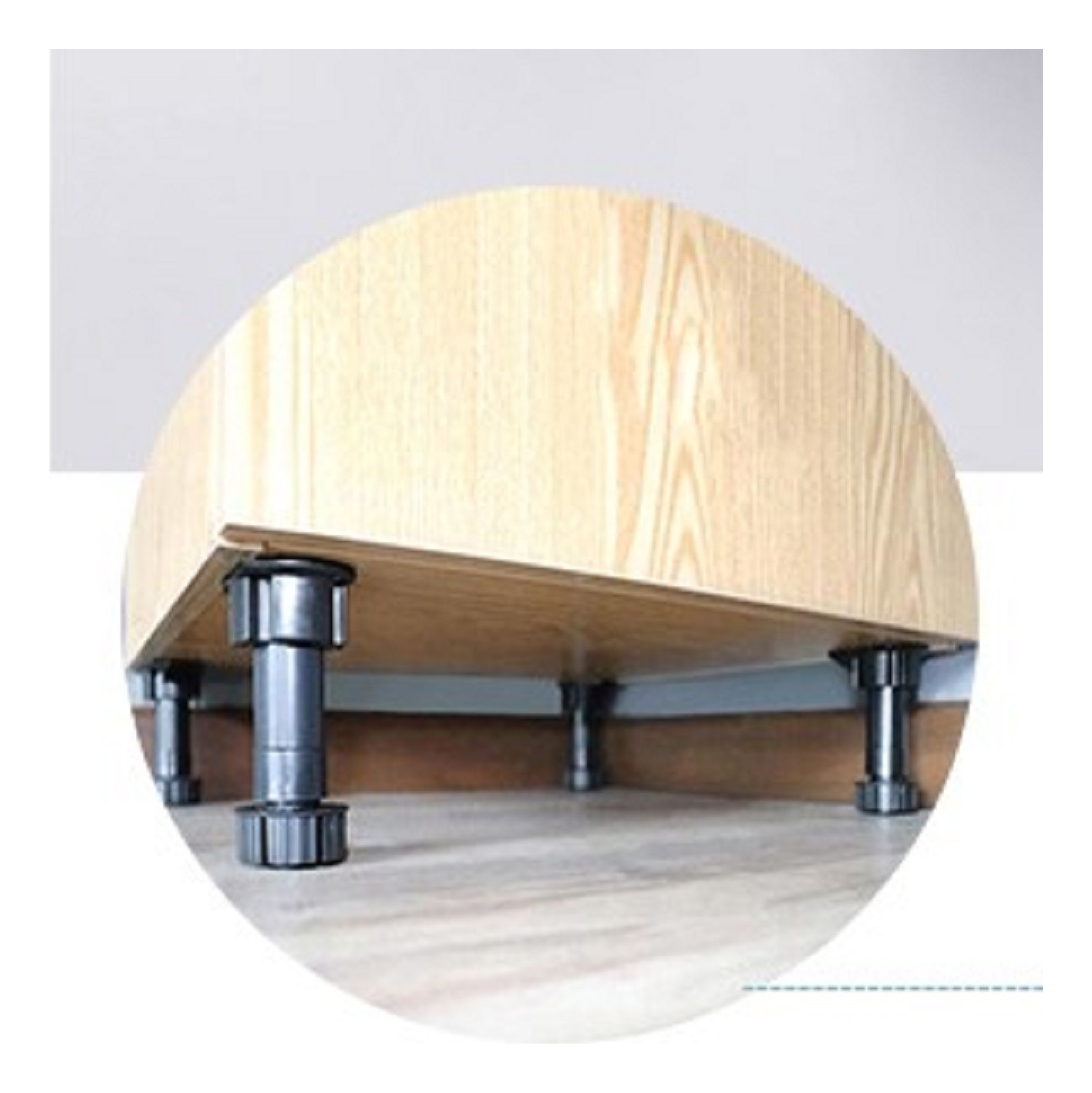 Patas Mueble Cocina Zócalo Regulable Ajustable 10 A 12cm 4un - HANGAR77