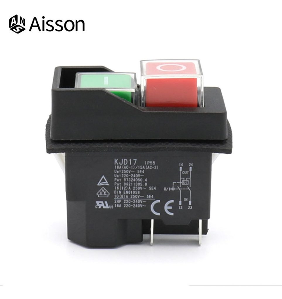 Interruptor Pulsador Electromagnético Herramientas 220v 15a - HANGAR77